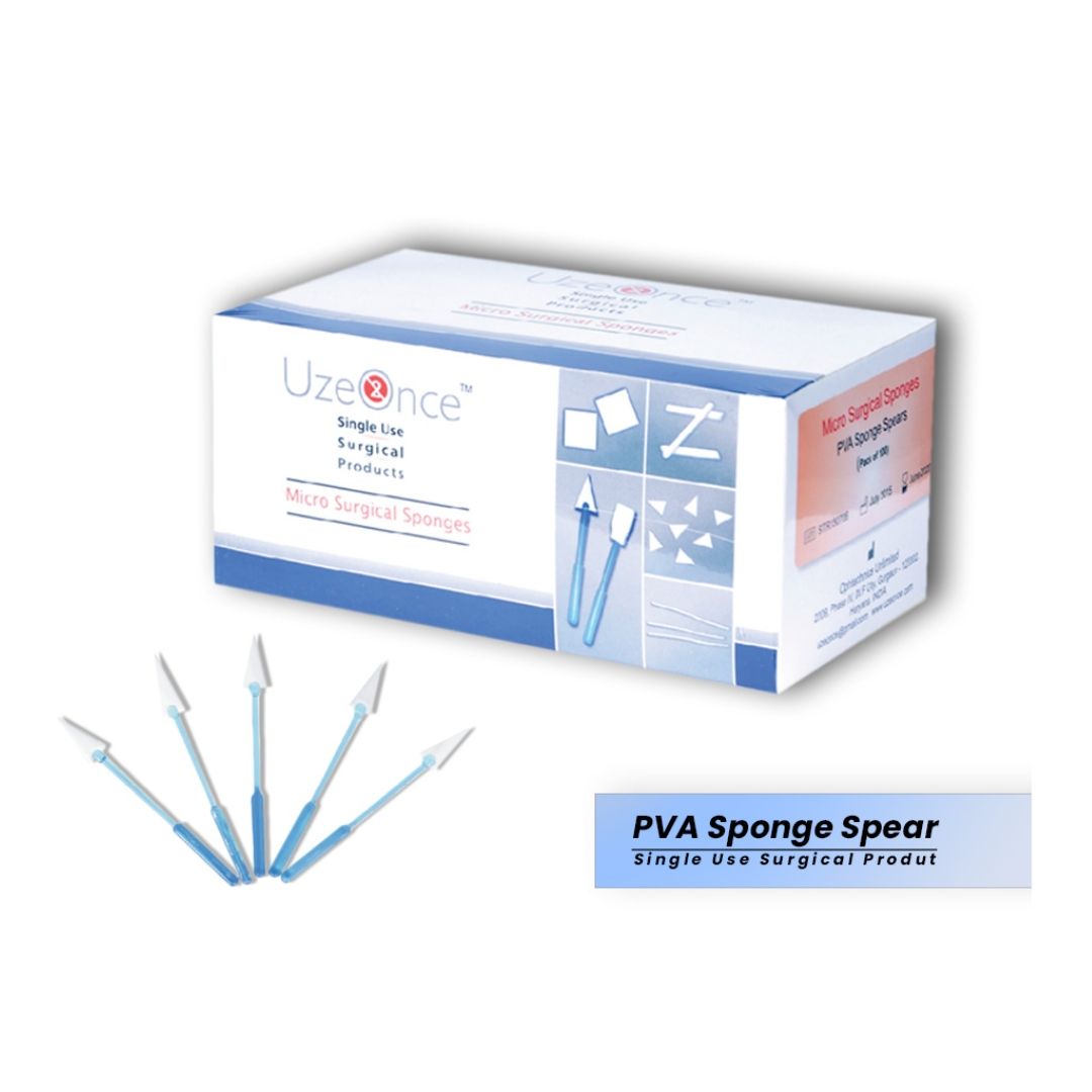 UZEONCE - PVA SPONGE SPEAR | Buy Medical Sponges Online | Ophtechnics ...