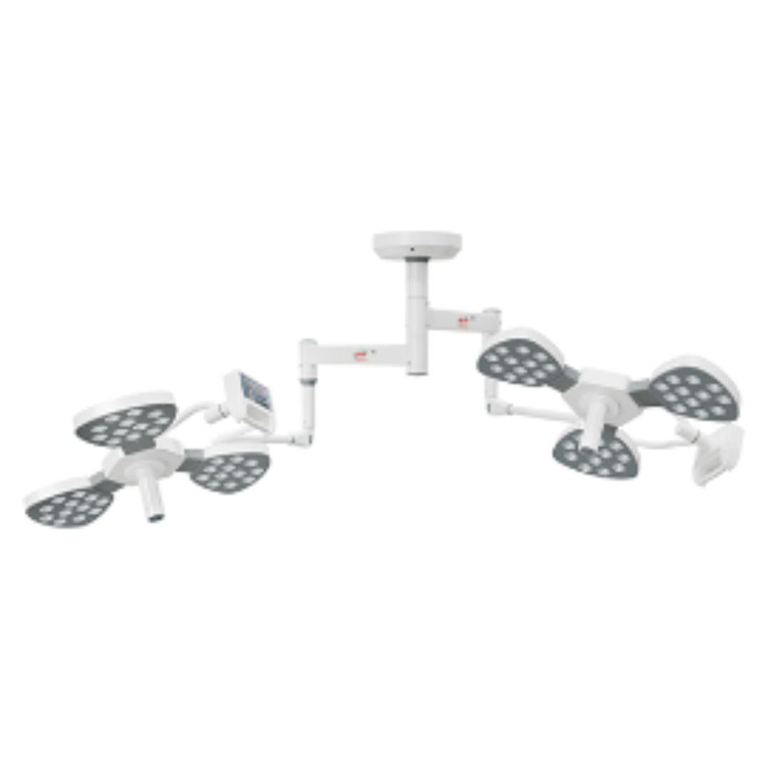 Veego 3+3 Twin-Surgical Lights LED Ceiling-Mounted | Balaji Surgical