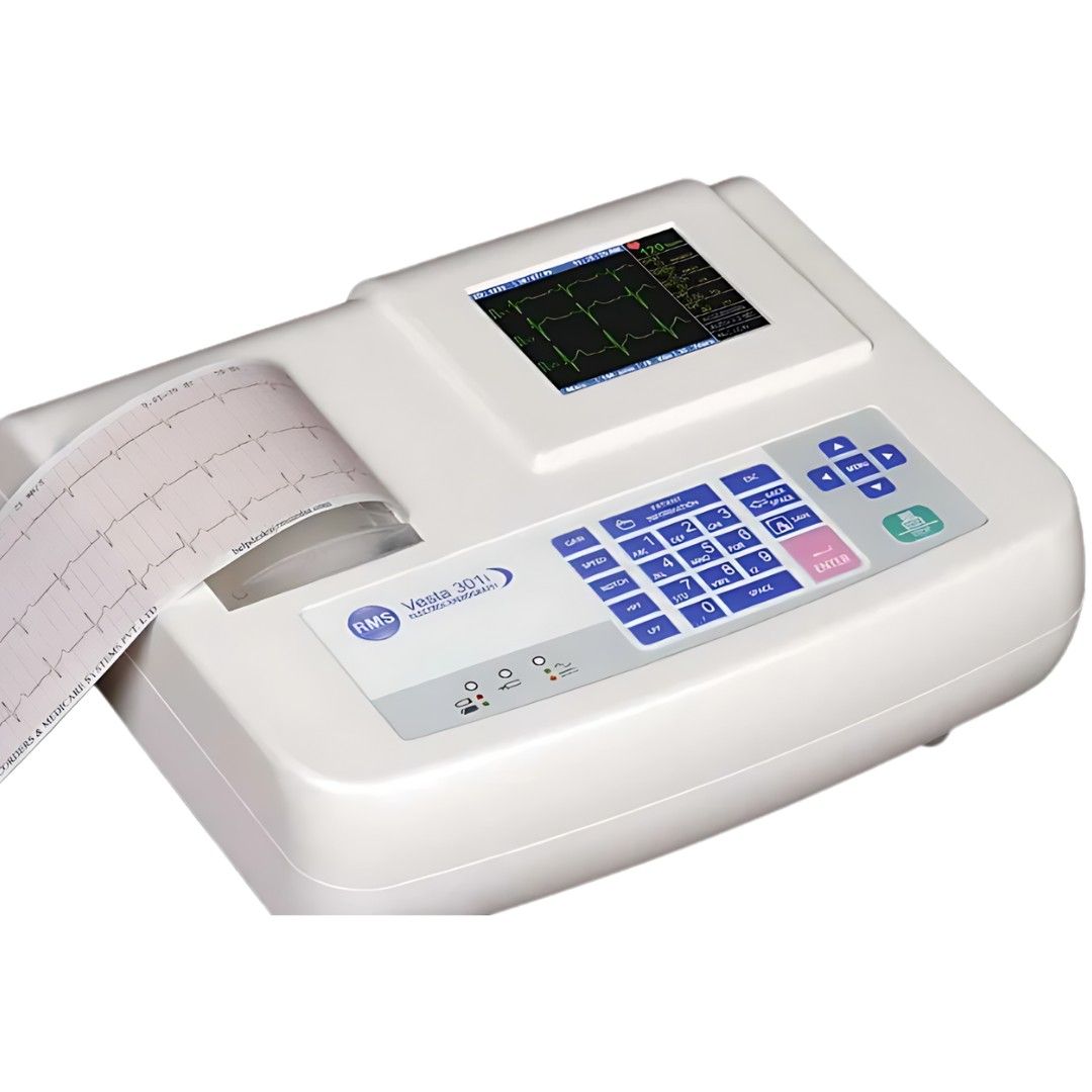 High Precision Vesta 301i 3-Channel ECG Machine | RMS India
