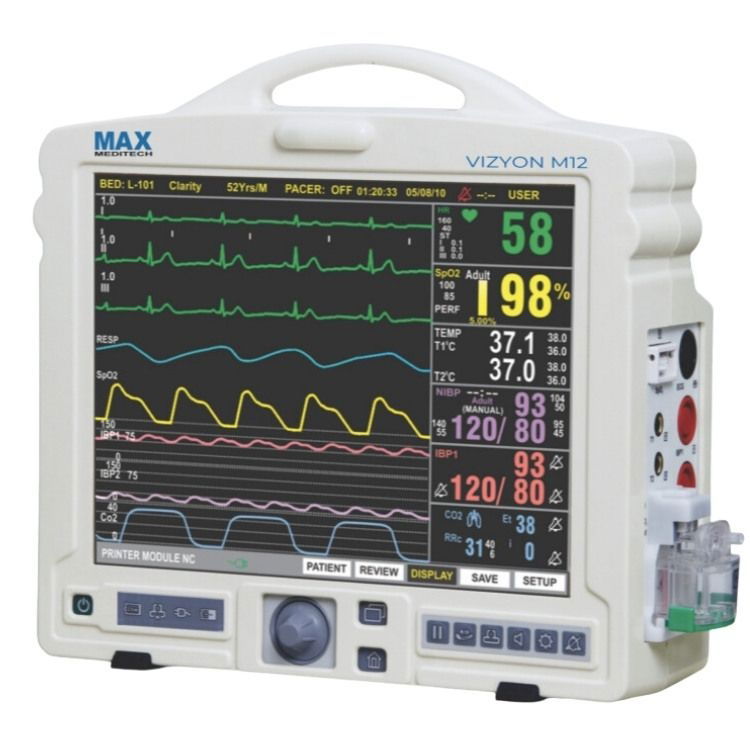 Vizyon M12 - Patient Monitoring Systems - MAX Meditech Pvt. Ltd ...