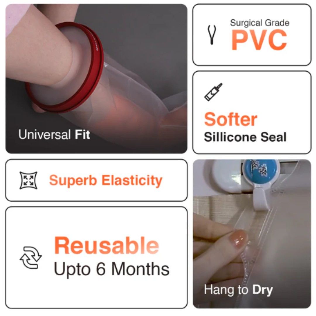 Water Proof Cover For Foot (Universal Size) - Medical foot cover ...