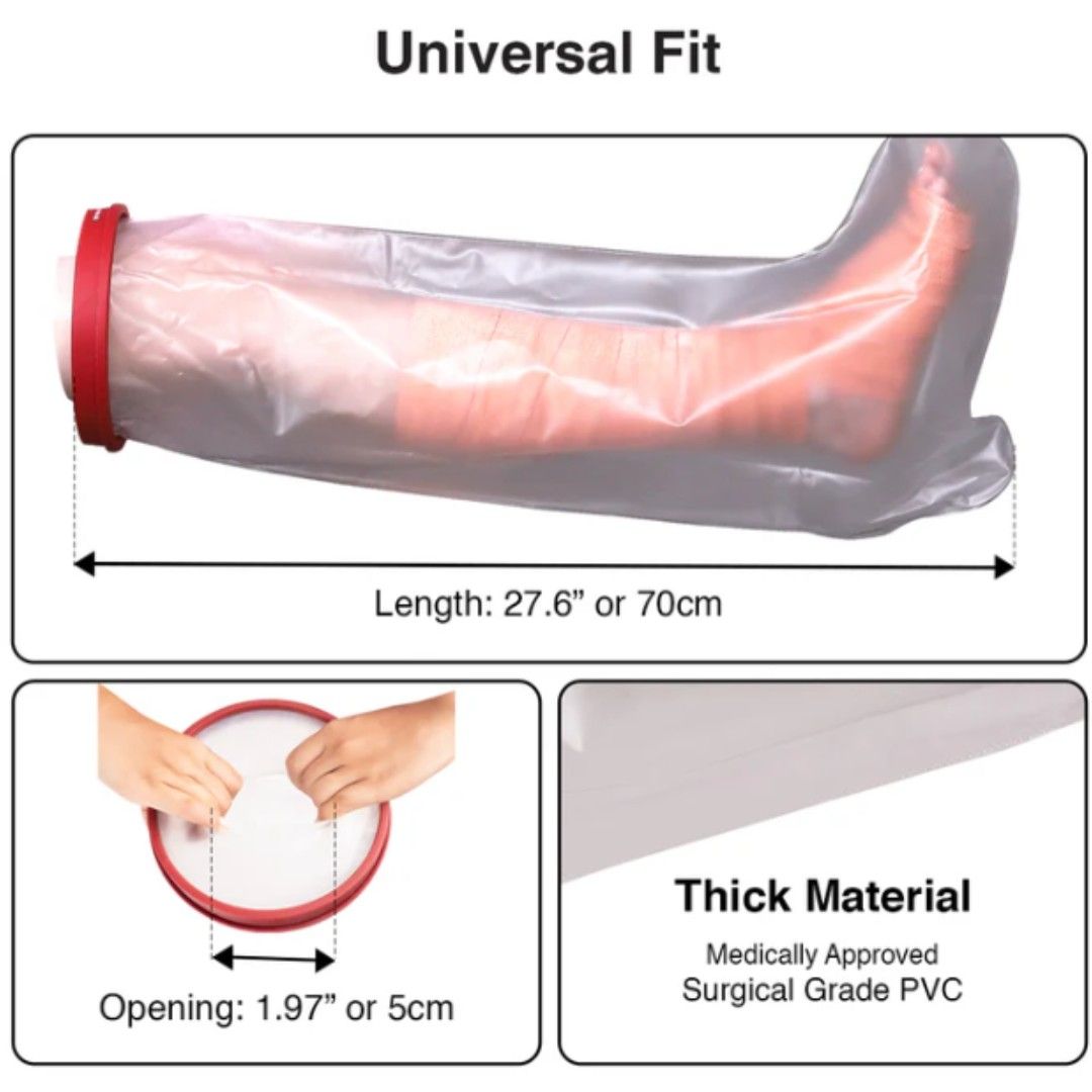 Reusable Waterproof Medical Leg Cover Regular - Medical leg cover ...