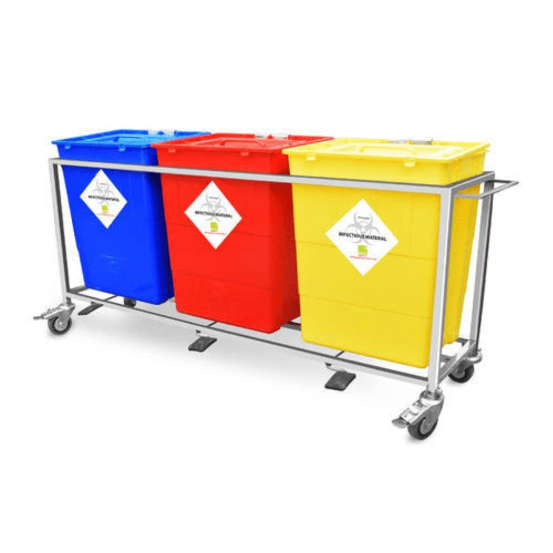 WM-5501 Bio Medical Waste Bin Trolley | Willson Medical System Pvt Ltd