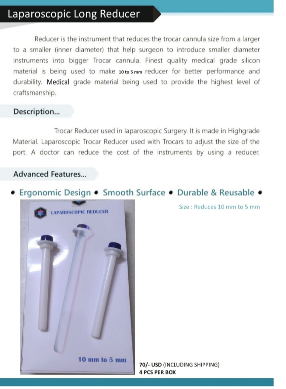 Laparoscopic Long Reducer by Anigma Enterprise - Medzell